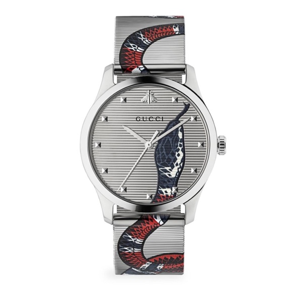 Gucci | Accessories | Gucci Gtimeless 38mm Stainless Steel Mesh ...
